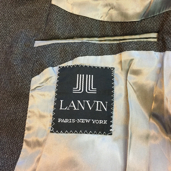 Lanvin | Suits & Blazers | Lanvin Paris Ny Suit Charcoal Gray Flat ...